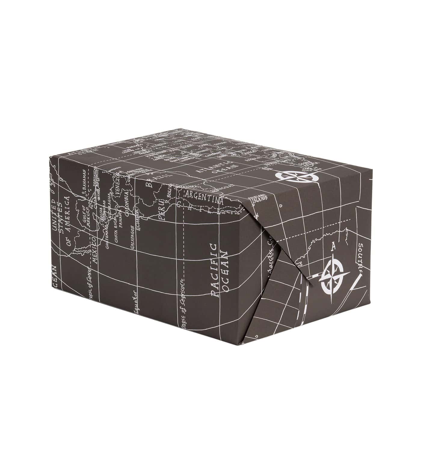 World Map Wrap Black – The Wraperie