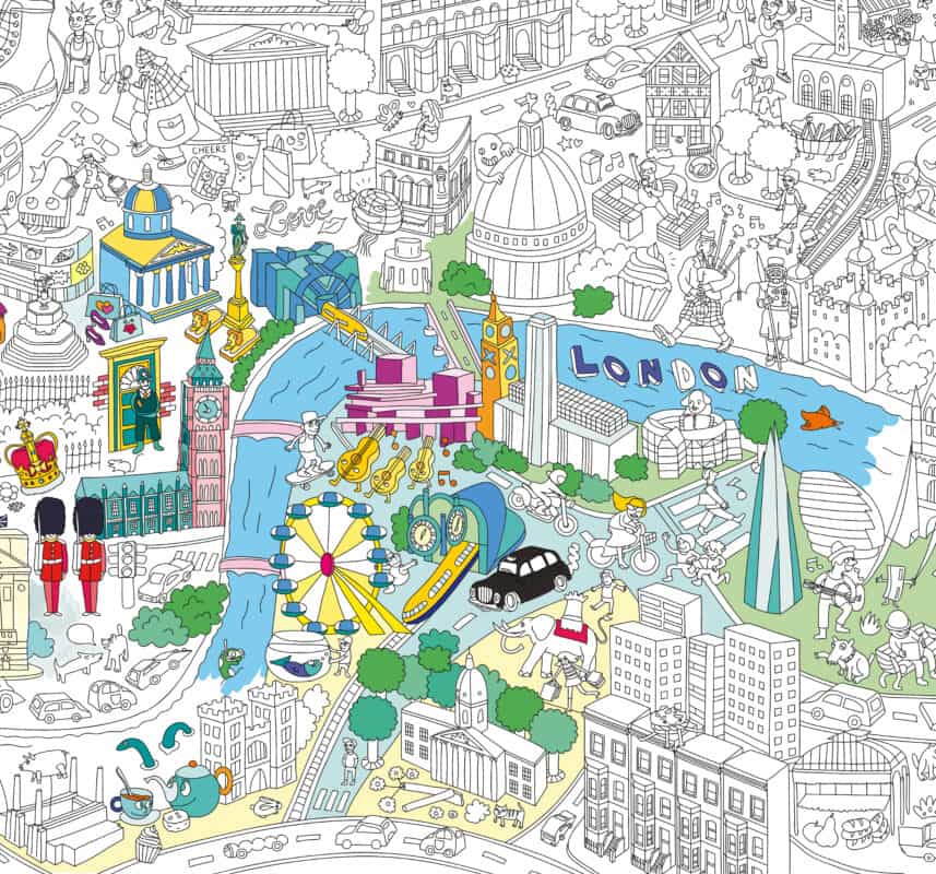 London poster – The Wraperie