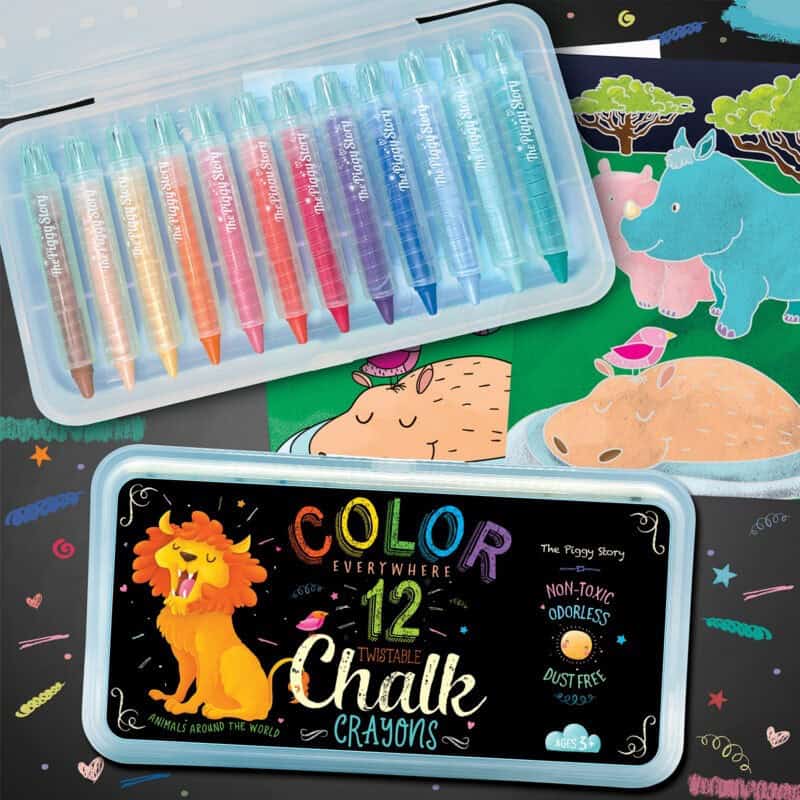 Chalk crayons animals – The Wraperie