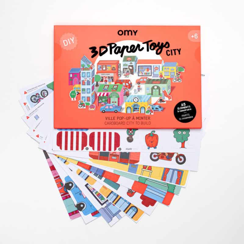 Paper toy city – The Wraperie