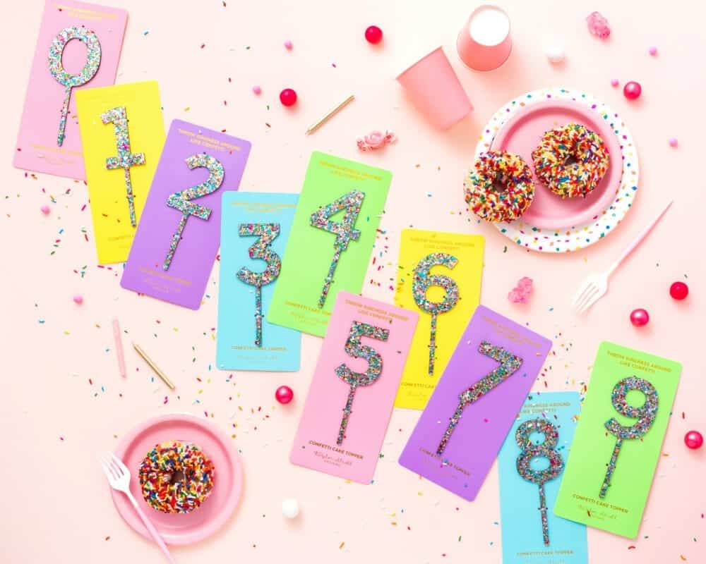 Confetti Cake Topper 3 – The Wraperie