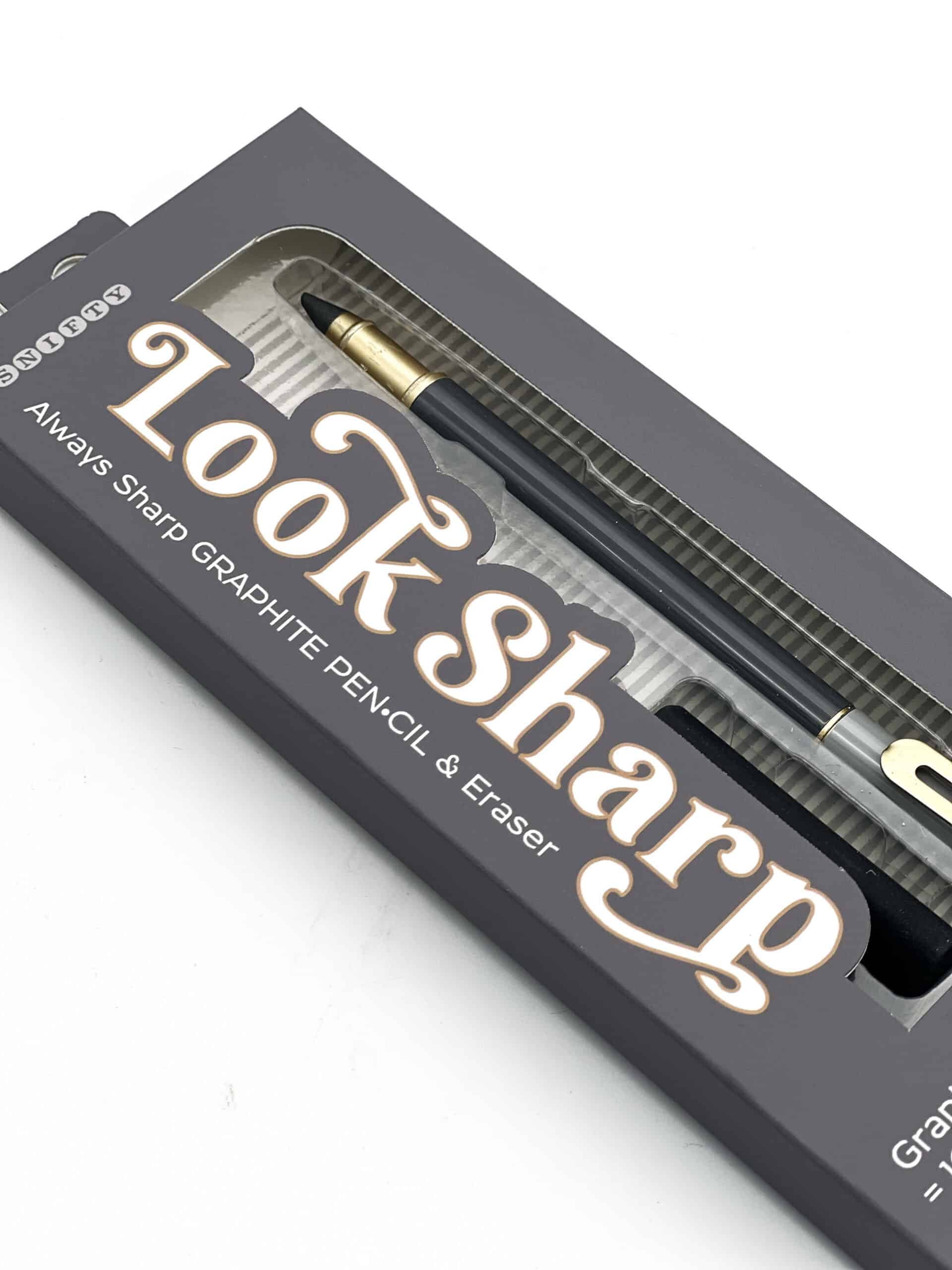 Look sharp no sharpening graphite pencil – The Wraperie