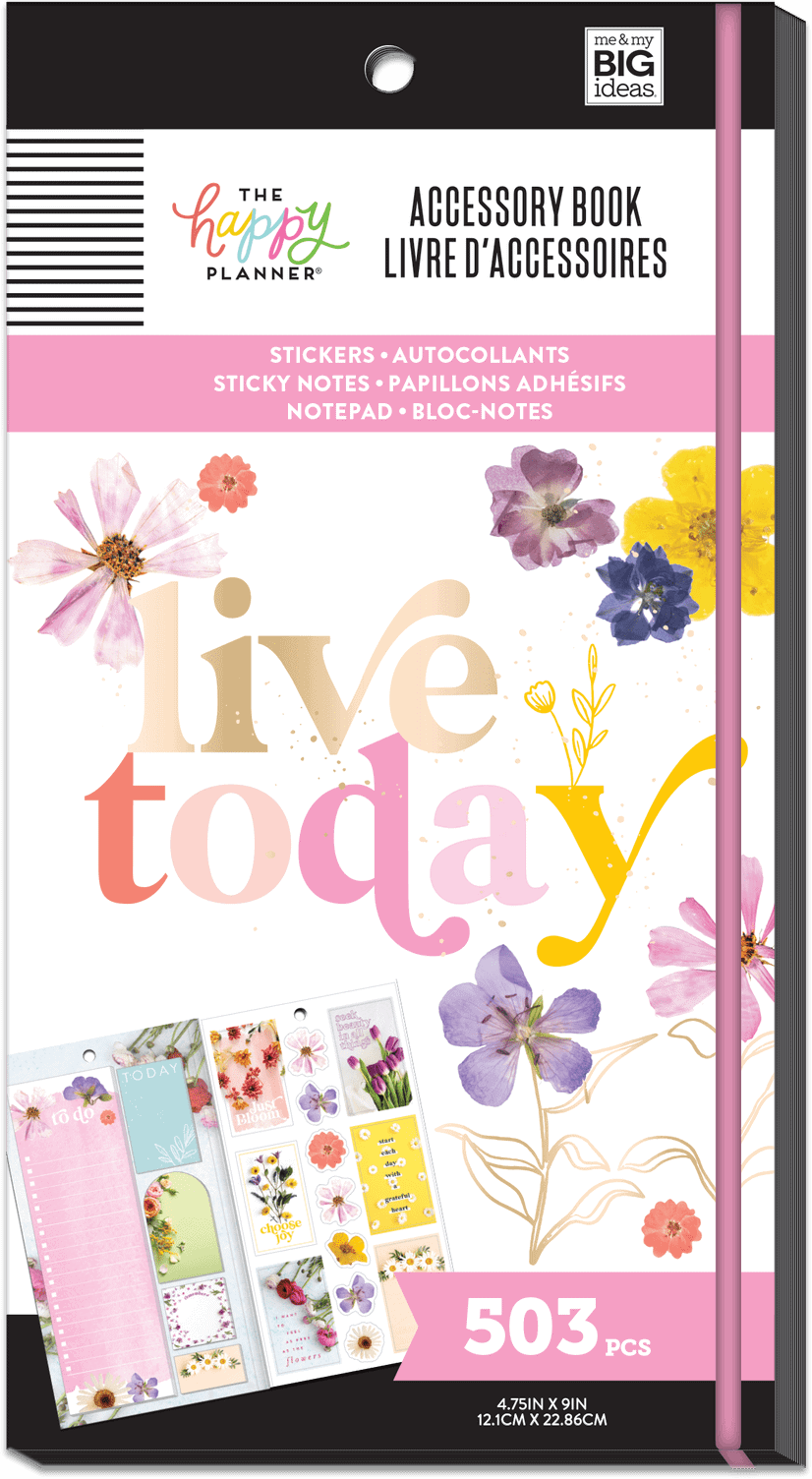 Pressed floral accessory sticker book – The Wraperie