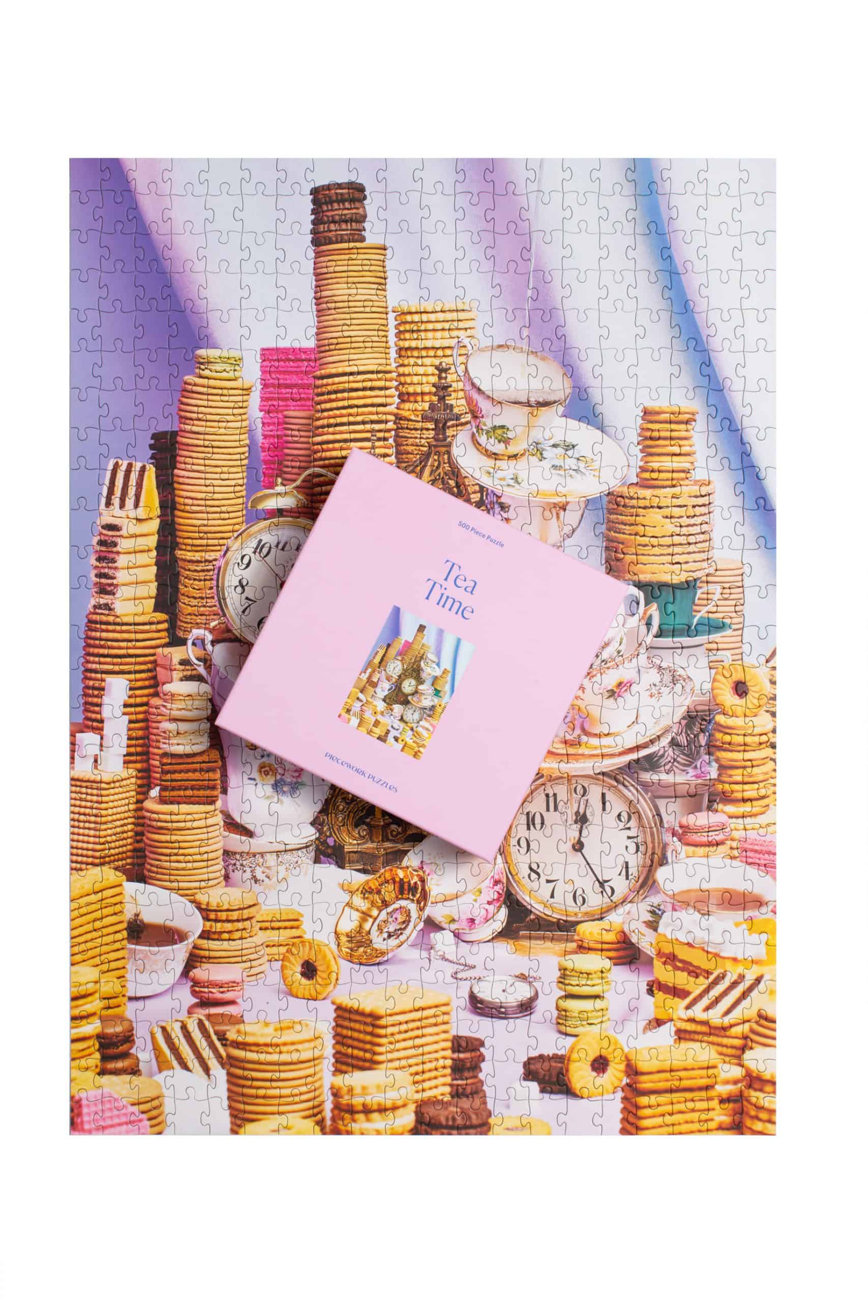 Tea time puzzle 500 piece puzzle – The Wraperie