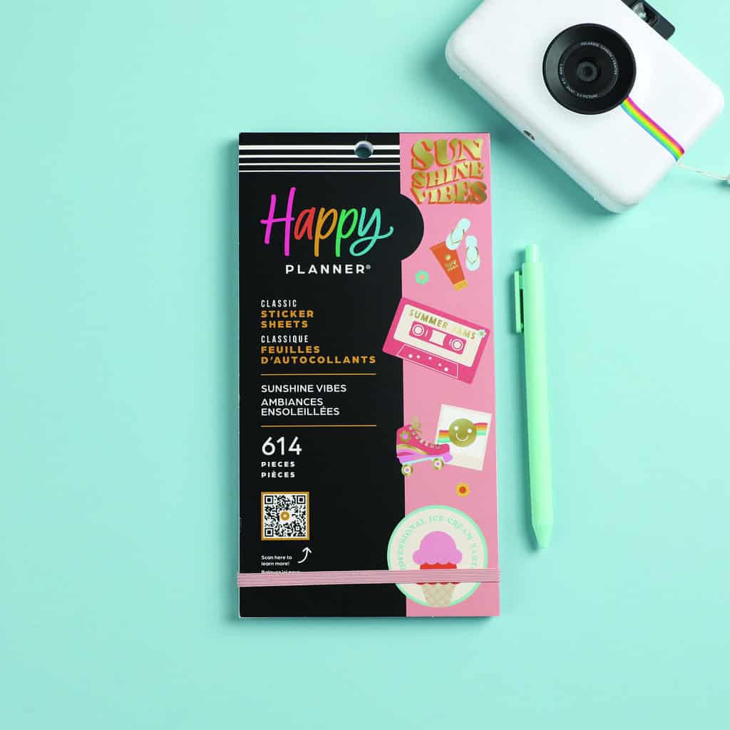 Sunshine vibes classic 30 sheet stickers – The Wraperie