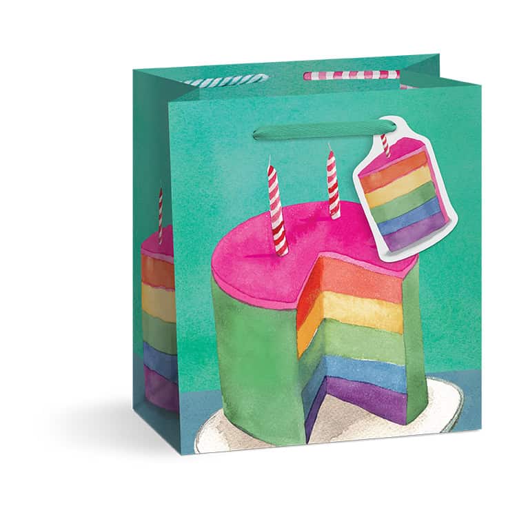 Birthday cake gift bag – The Wraperie