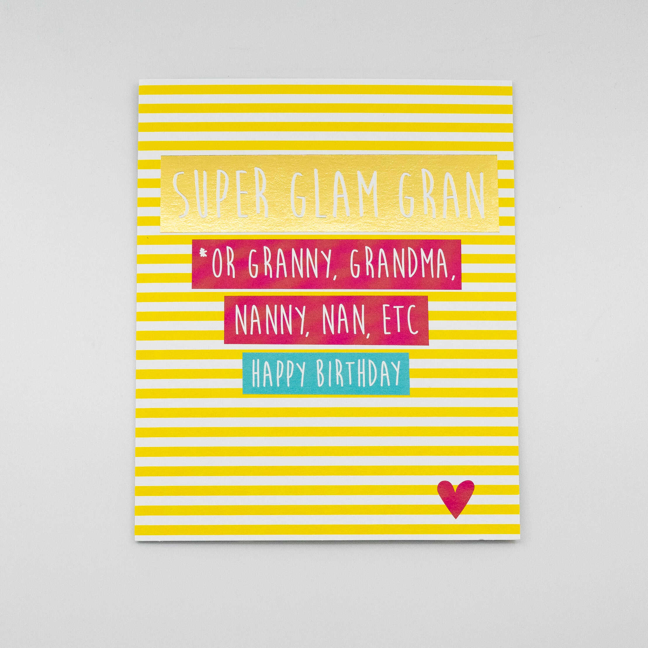 Super glam gran card – The Wraperie