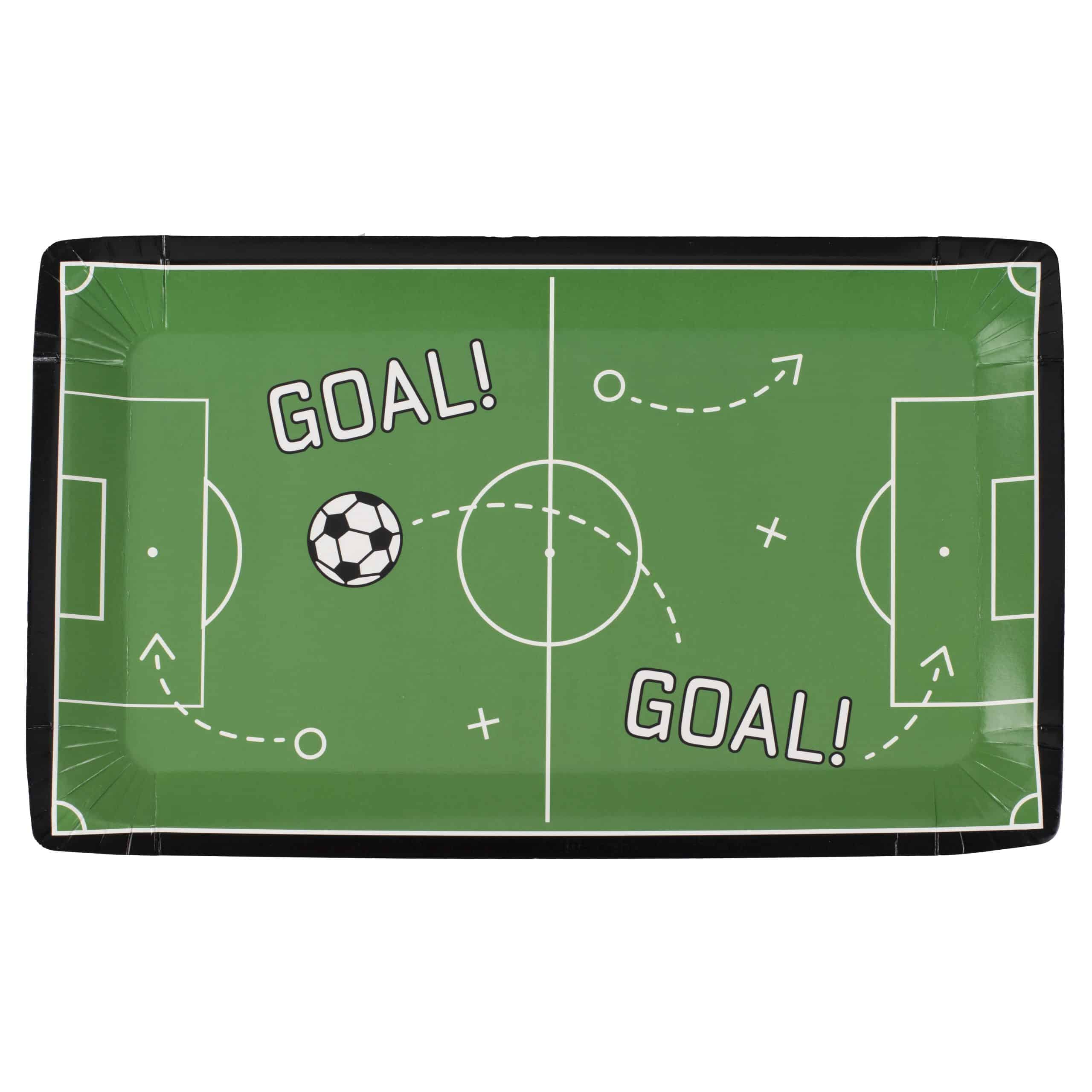 Football pitch paper plates – The Wraperie