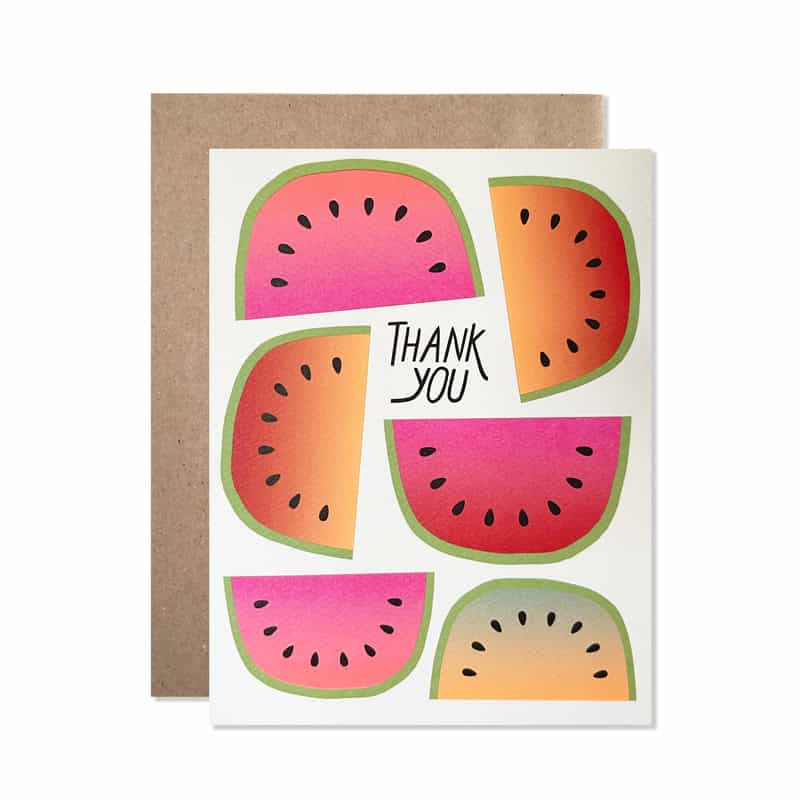 Thank you watermelons card – The Wraperie